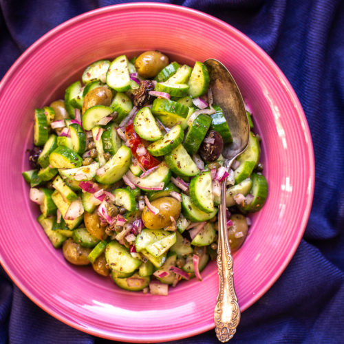 Mediterranean Cucumber Salad – Primal Wellness