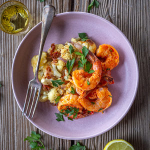 Calabrian Shrimp with Roasted Cauliflower Salad – Primal Wellness