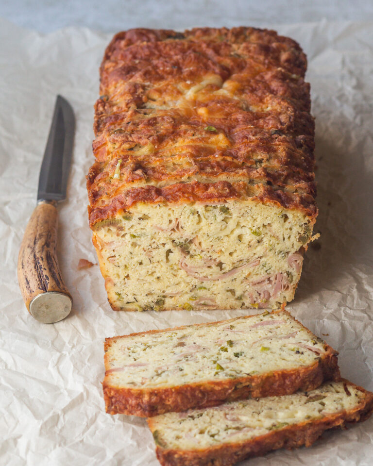 Cake Salé with Mortadella and Green Olives – Primal Wellness