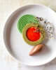 Chocolate Crémeux with Brown Butter Gochujang Caramel, Matcha Sponge ...