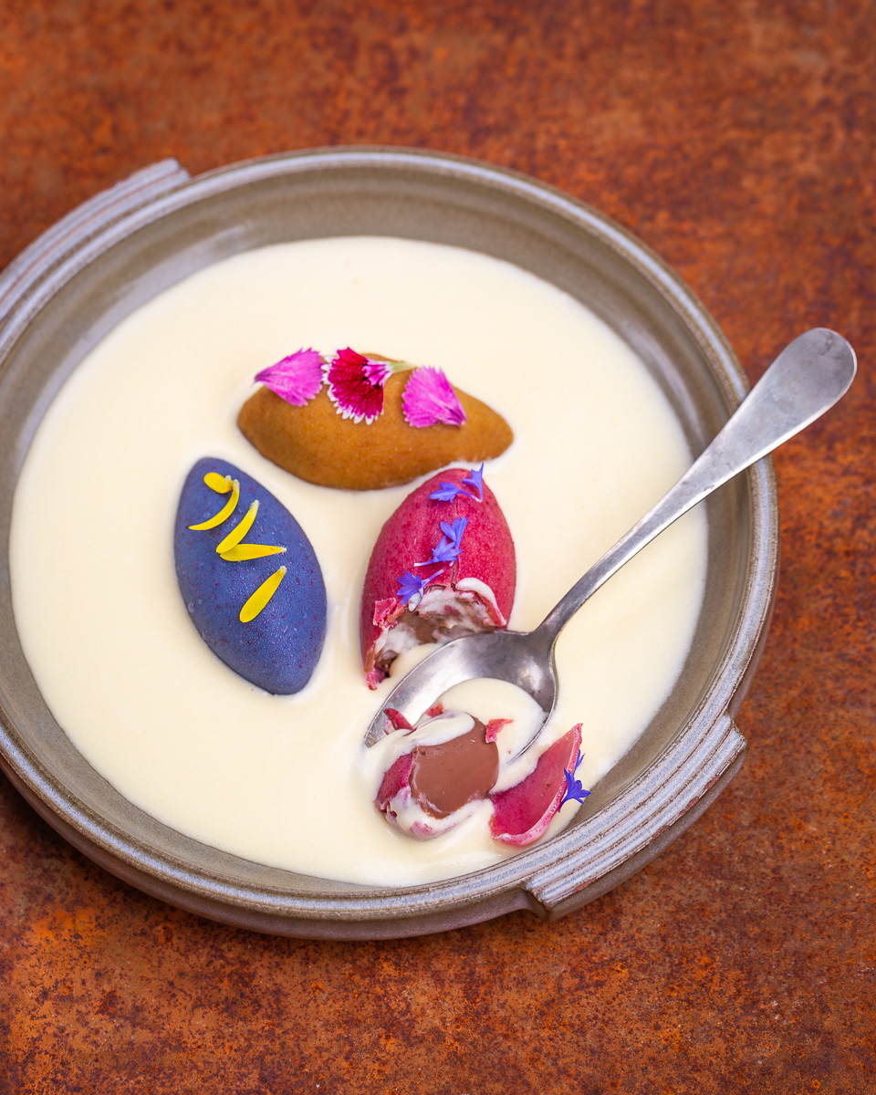 Chocolate Namelaka With Passion Fruit, Strawberry, and Blueberry Magic ...