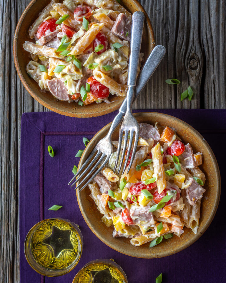 Creamy High Protein Pasta Salad – Primal Wellness